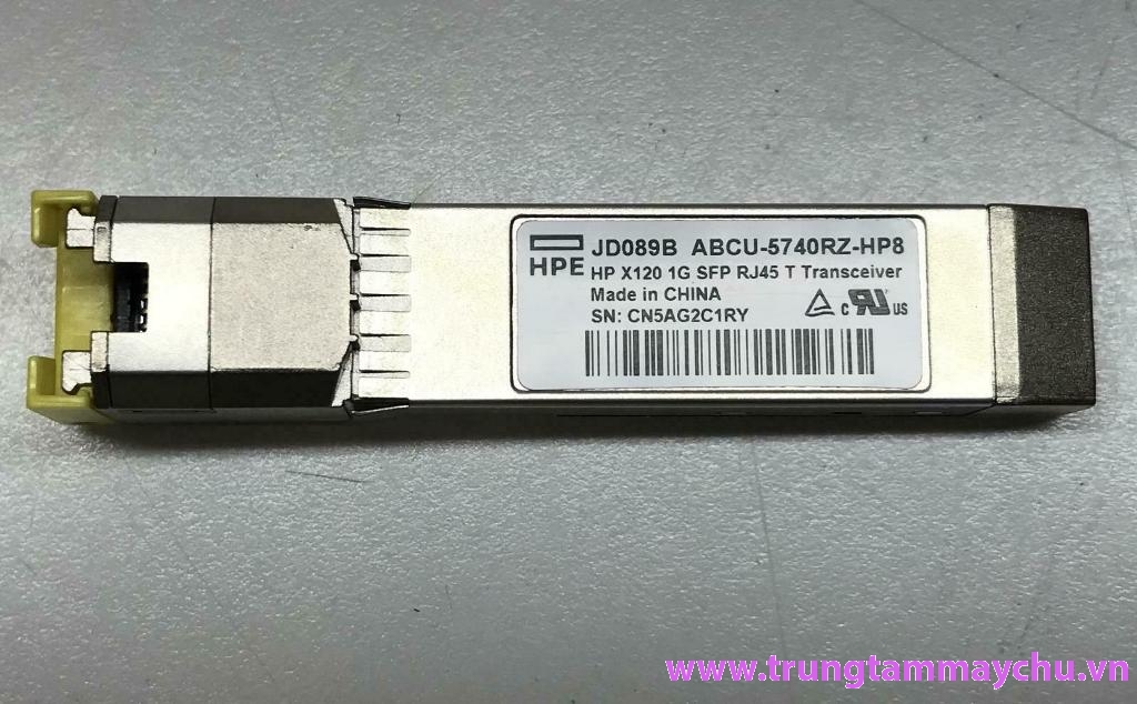 HPE X120 1G SFP RJ45 T Transceiver - JD089B